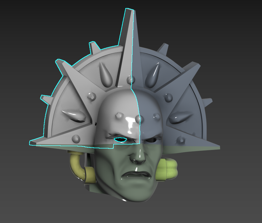STL 3D Print Files Sanguinius Angels Sanguinary Guard Helmet 1:1 Repli ...