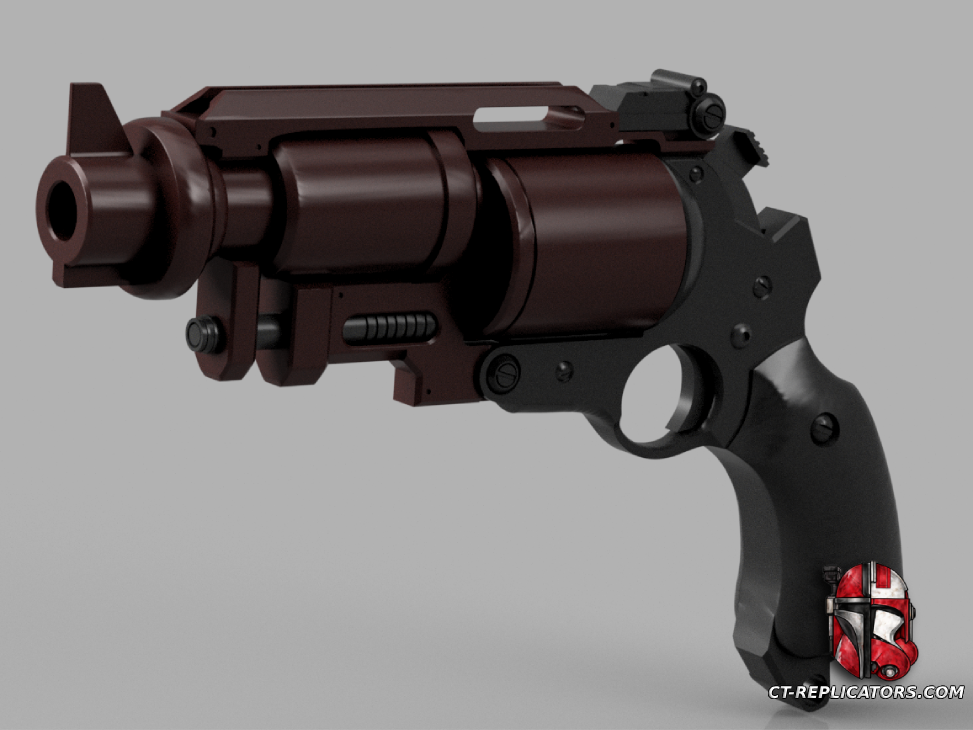 STL 3D Print Files (Short) Bolter Revolver Replica Cosplay (human size ...