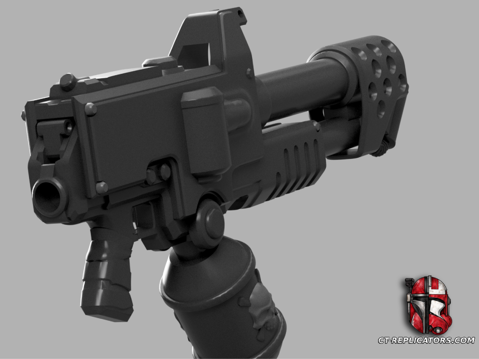 STL 3D Print Files Imperial Flamer Bolter SM2 3D print files Replica C ...
