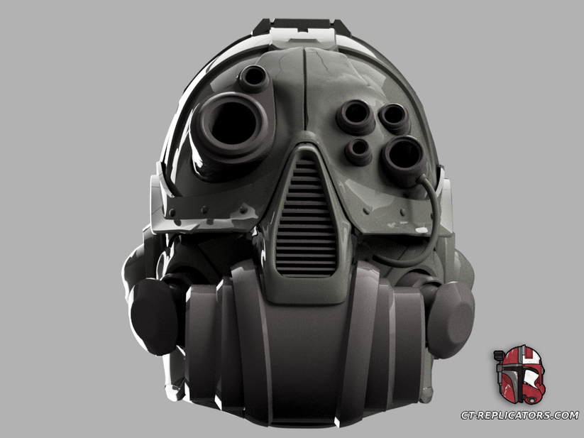STL 3D Print Files Tech Priest Helmet Marine SM2 Cosplay 1:1 Replica V ...