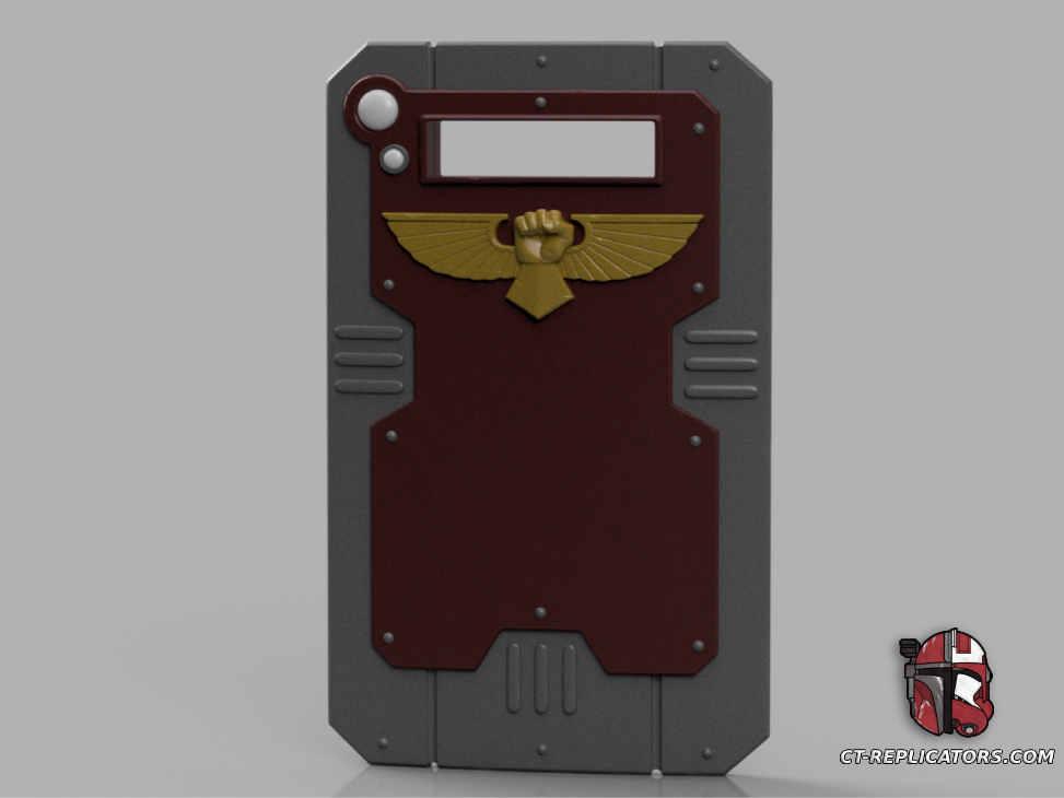 STL 3D Print Files The Adeptus Arbites Class Shield 1:1 Cosplay Replic ...