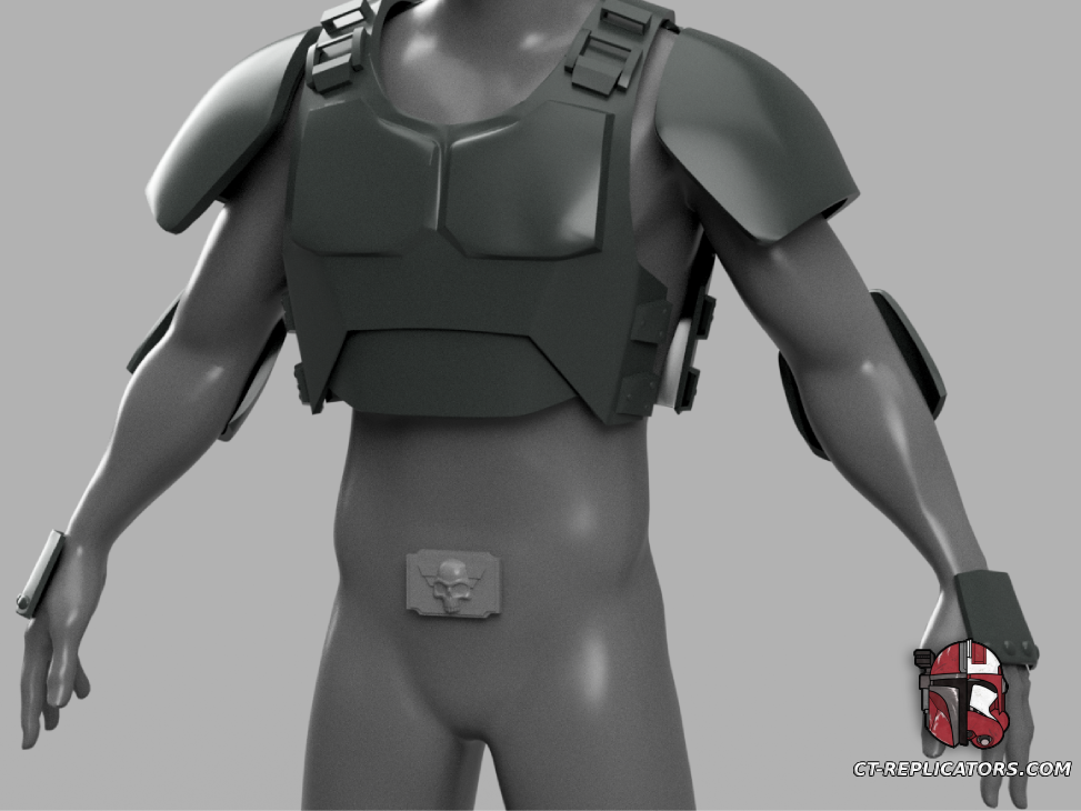 STL 3D Print Files The Veteran Class Cadian Type Armor 1:1 Cosplay Rep ...