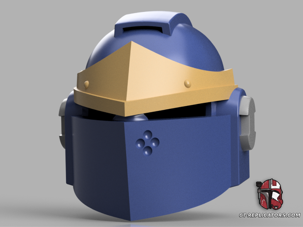 STL 3D Print Files Cataphract Terminator helmet Marine 1:1 Cosplay Rep ...