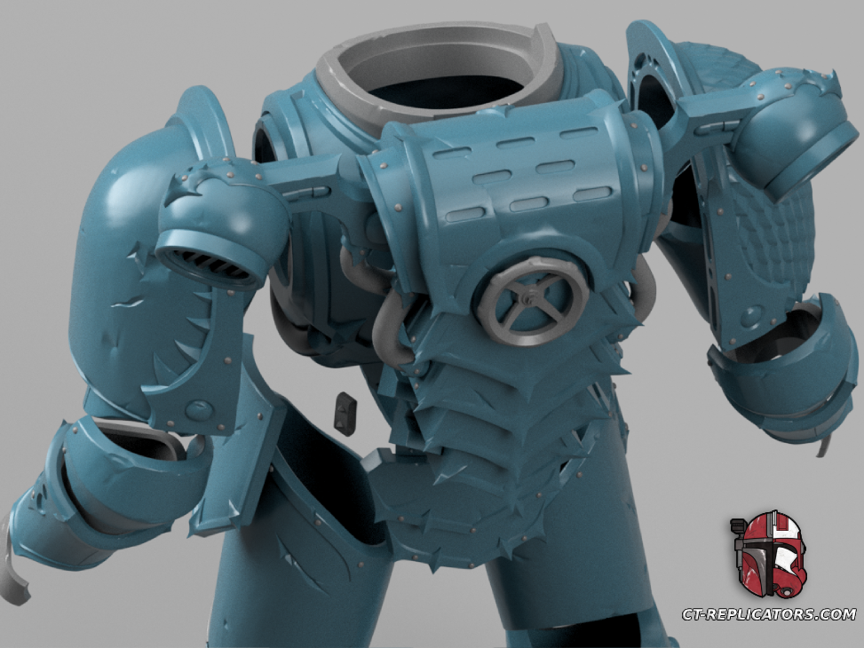 STL 3D Print Files Alpha Legion Sniper Space Marine 2 Armor 1;1 Replic ...