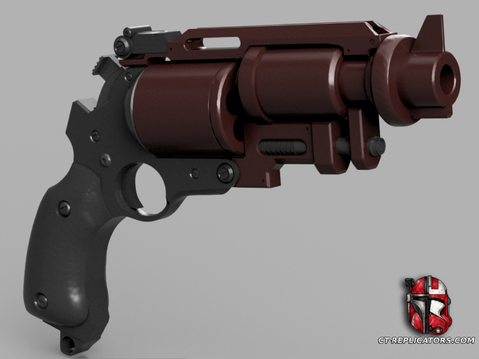 STL 3D Print Files (Short) Bolter Revolver Replica Cosplay (human size ...