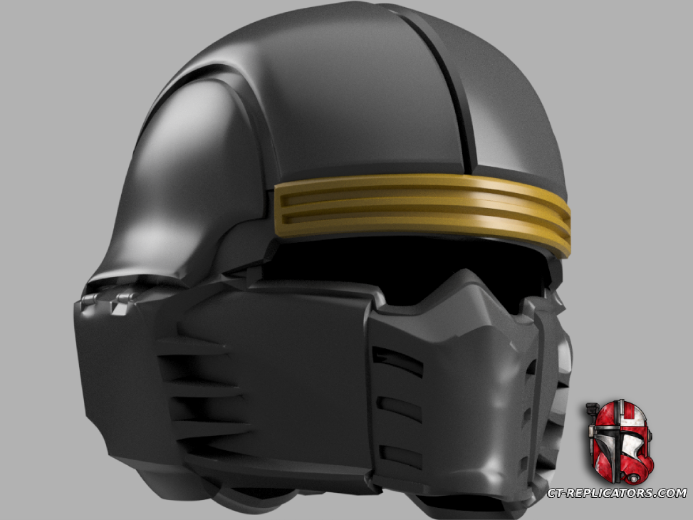 STL 3D Print Files Helldivers 2 - RS-100 Sanctioner Helmet Cosplay 1:1 ...