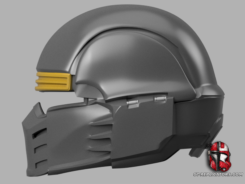 STL 3D Print Files Helldivers 2 - RS-100 Sanctioner Helmet Cosplay 1:1 ...