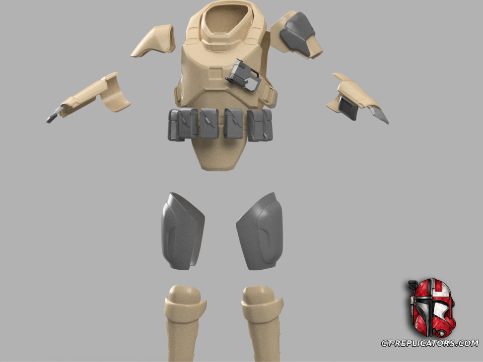 STL 3D Print Files Helldivers 2 - CE-64 Grenadier Armor Cosplay 1:1 Re ...