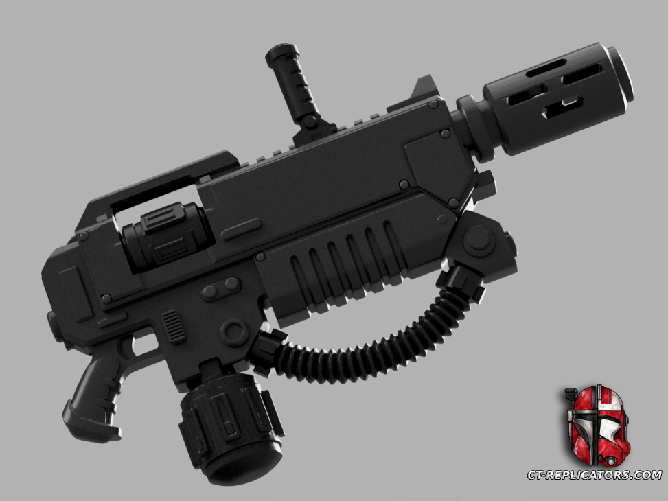 STL 3D Print Files Melta Carabine Bolter SM2 3D print files Replica Co ...