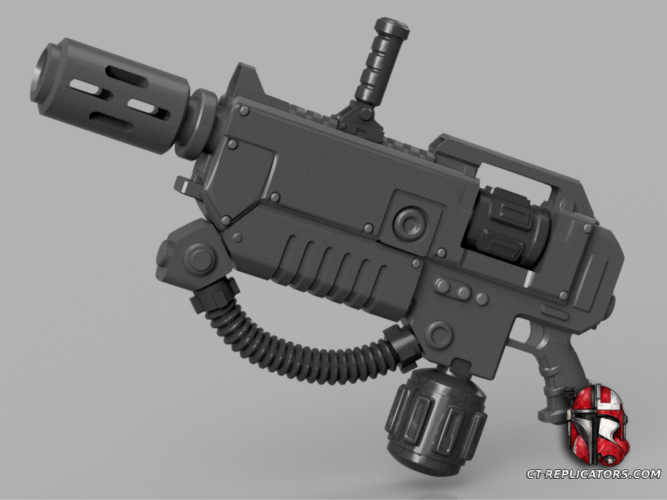 STL 3D Print Files Melta Carabine Bolter SM2 3D print files Replica Co ...