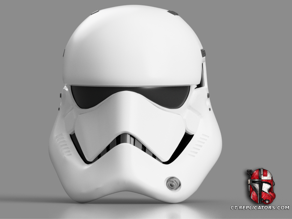 STL 3D Print Files Stormtrooper TLJ EP8 Helmet Star Wars 1:1 Replica C ...