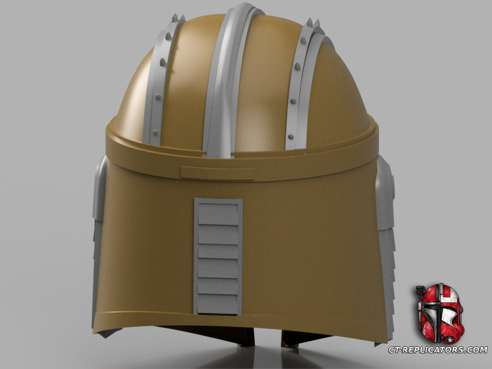 STL 3D Print Files DERELICT Blacksmith Mandalorian helmet Star Wars ...